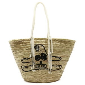 Celine | Bags | Celine Basket Bag Large Tote Shoulder Raffia Natural ...